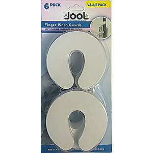 Door Pinch Guards (6 Pack) Baby Proof Doors Extra Soft Foam, Sleek Design, Child Safety, Baby Safety Finger Protectors - Jool Baby