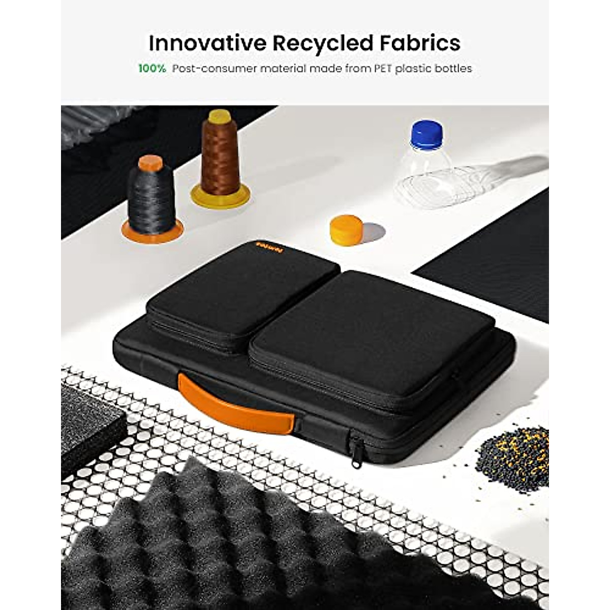 tomtoc 360 Protective Laptop Sleeve for 14-inch MacBook Pro M2/M1 Pro/Max A2779 A2442 2023-2021, 13.5-14.4 Inch Surface Laptop Studio/5/4/3, Water-Resistant Carrying Case for ASUS VivoBook/ZenBook 14