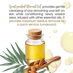 Satin Smooth Satin Release Wax Residue Remover Oil, Post-Wax Treatment Fast-Dissolving, 16 oz, 1-pack