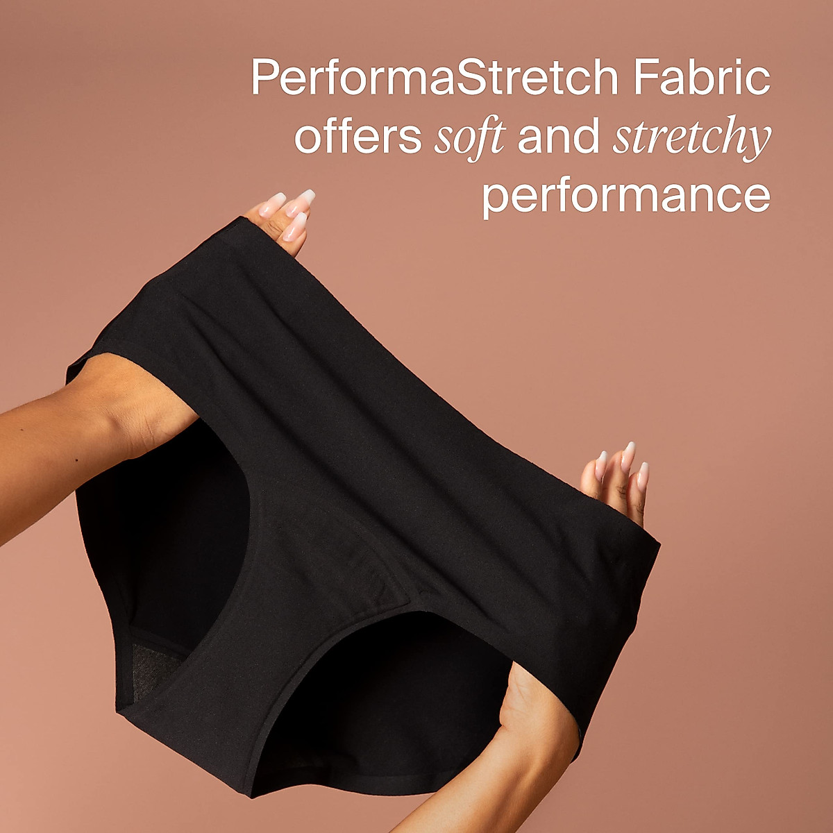 KNIX Super Leakproof Boyshort - Quick-Dry & Breathable Period Underwear - Menstruation Boyshort Panties with Stretchy Fabric - Alternative to Menstrual Pads - Black, Medium (3 Pack)