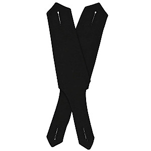 BURBERRY Men's Black Epaulette Shoulder Detail