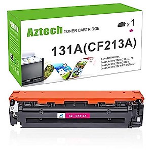 Aztech Compatible Toner Cartridge Replacement for HP 131X 131A CF213A for Pro 200 Color M251nw M251n MFP M276nw M276n Printer Ink (Magenta, 1-Pack)
