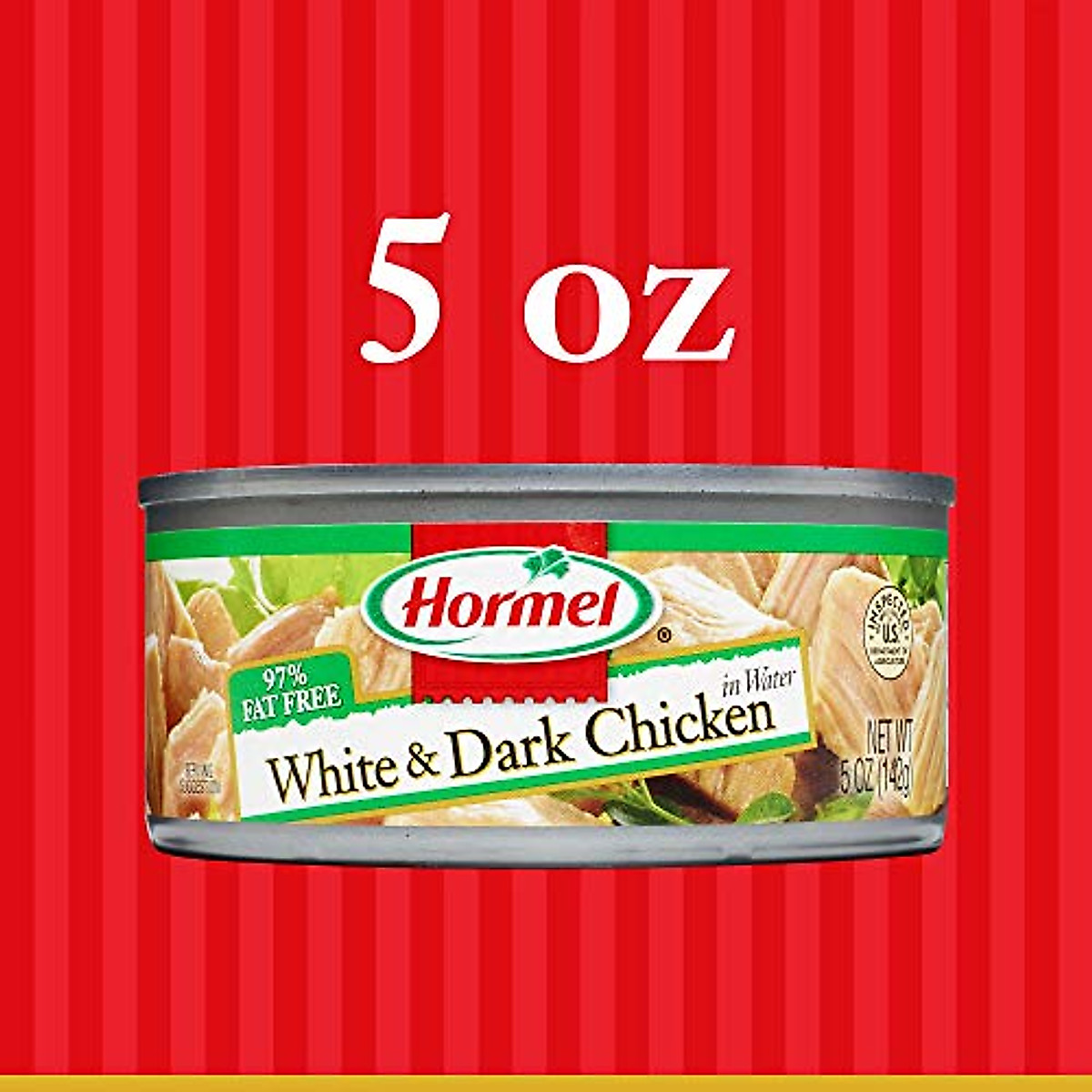Hormel Canned White and Dark Chunk Chicken, 5 Ounce (Pack of 12)