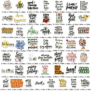 200Pcs Motivational Stickers, Inspirational Quote Stickers for Adults Students Teachers Employees, Vinyl Cute Stickers for Water Bottles Laptop Scrapbook