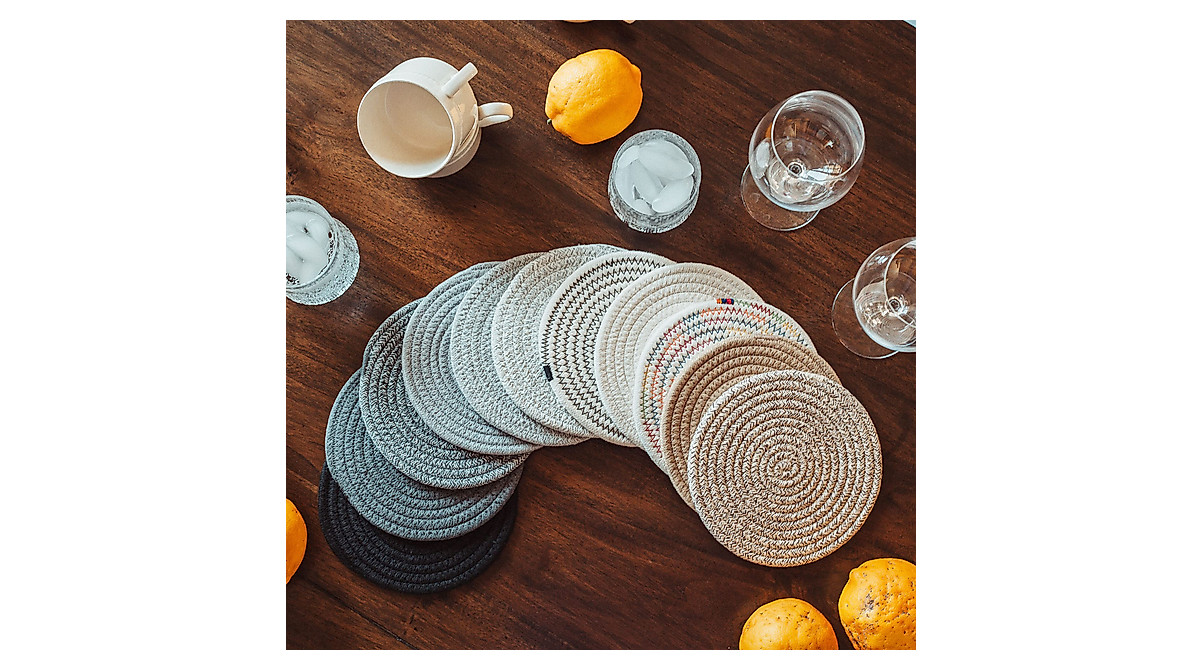 OrganiHaus Farmhouse Hot Pads Set - Protect Your Table