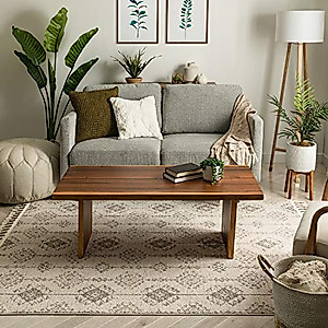 Well Woven Loop-De-Loop Concetta Moroccan Trellis Beige Kilim-Style 3'11" x 5'10" Area Rug