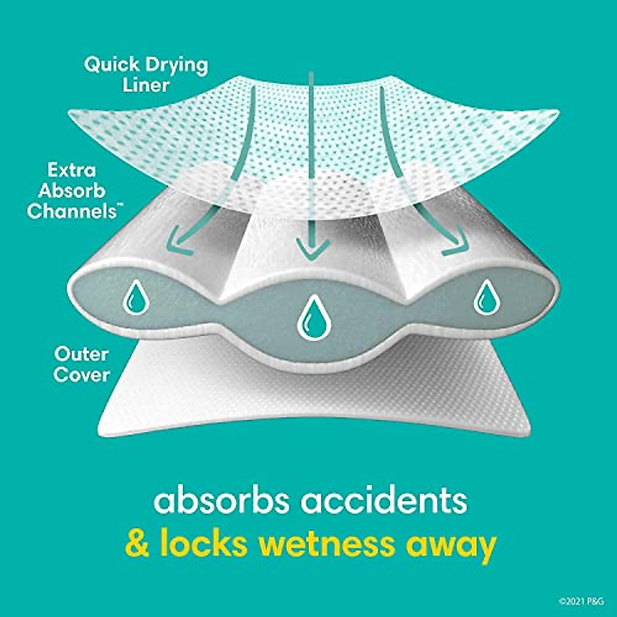 Pampers Easy Ups Training Underwear Boys, 2T-3T Size 4 Diapers, 140 Count (Packaging & Prints May Vary)