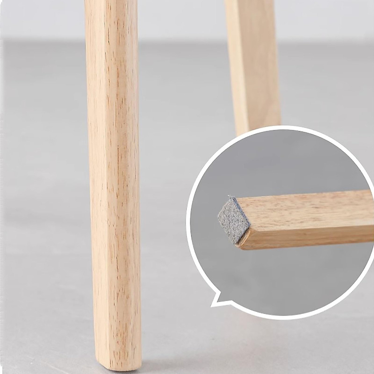 WHYATT Bar Stools，Stools for Kitchen Counter, Solid Wood Frame Dining Chairs Suitable for Bistros, Cafes, Restaurants. (Color : Green)