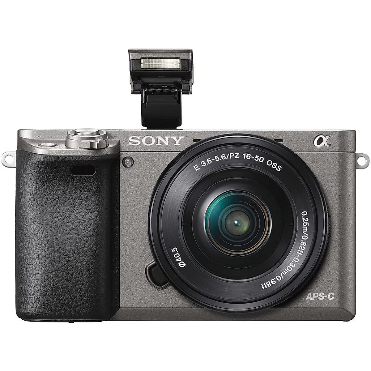 Sony Alpha a6000 Mirrorless Digital Camera with 16-50mm Lens (Graphite) (ILCE6000L/H) + Sigma 24-70mm f/2.8 Lens (578965) + Filter Kit + Bag + 64GB Card + NPF-W50 Battery + More (Renewed)
