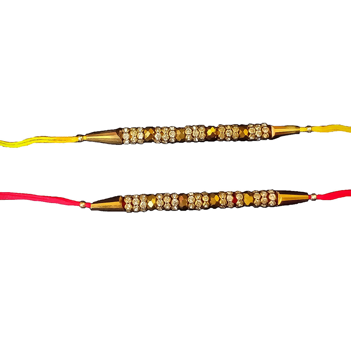 Set of Two Rakhi Thread,Designer Rakhi, Raksha bandhan Gift for Your Brother,Rakhi for Brother,Rakhi Bracelet,Rakhabandhan Rakhi,Rakshabandhan Festival(Multi Color Thread)