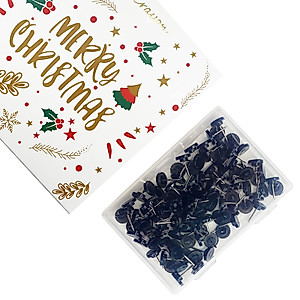 FITULABO 100 Pieces Plastic Push Pins, Plastic Head Steel Point Thumb Tacks for Wall, Cork Bulletin Board Tacks for Map, Calendar, Poster, Photo, Paper Craft, Document (Transparent)