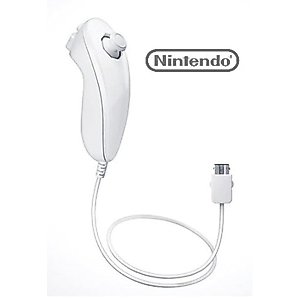 Official Nintendo WiiU Nunchuk Controller - White (Bulk Packaging)