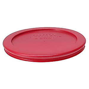 Pyrex 7200-PC Sangria Red Plastic Food Storage Replacement Lid, Made in USA