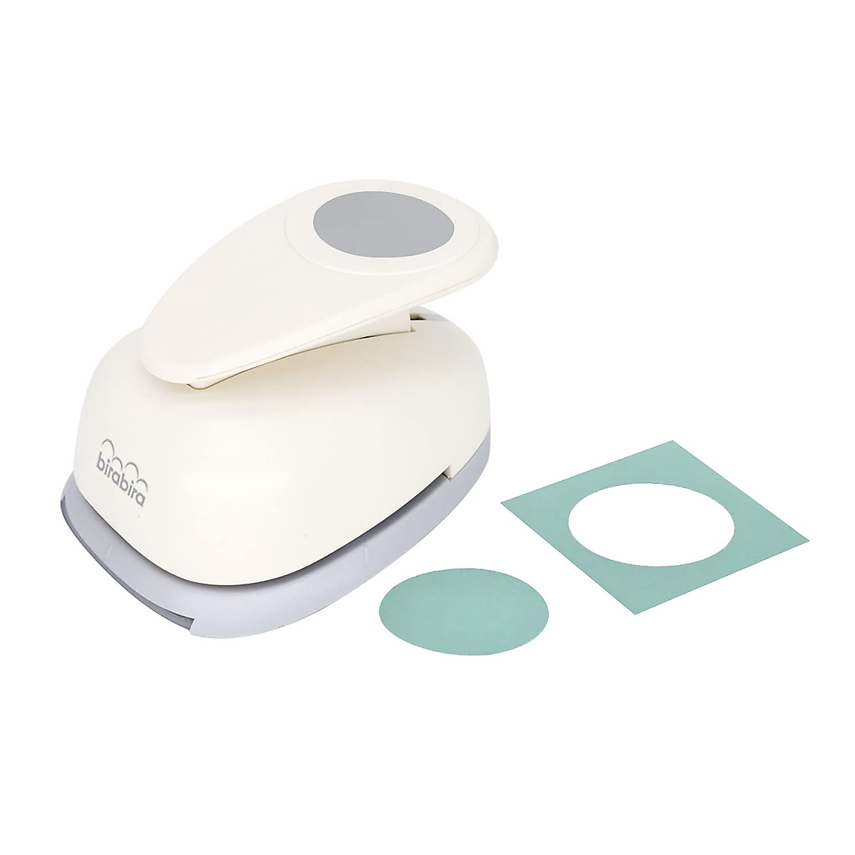 Bira Craft 2 1/8 inch Circle Lever Action Craft Punch for Paper Crafting Scrapbooking Cards