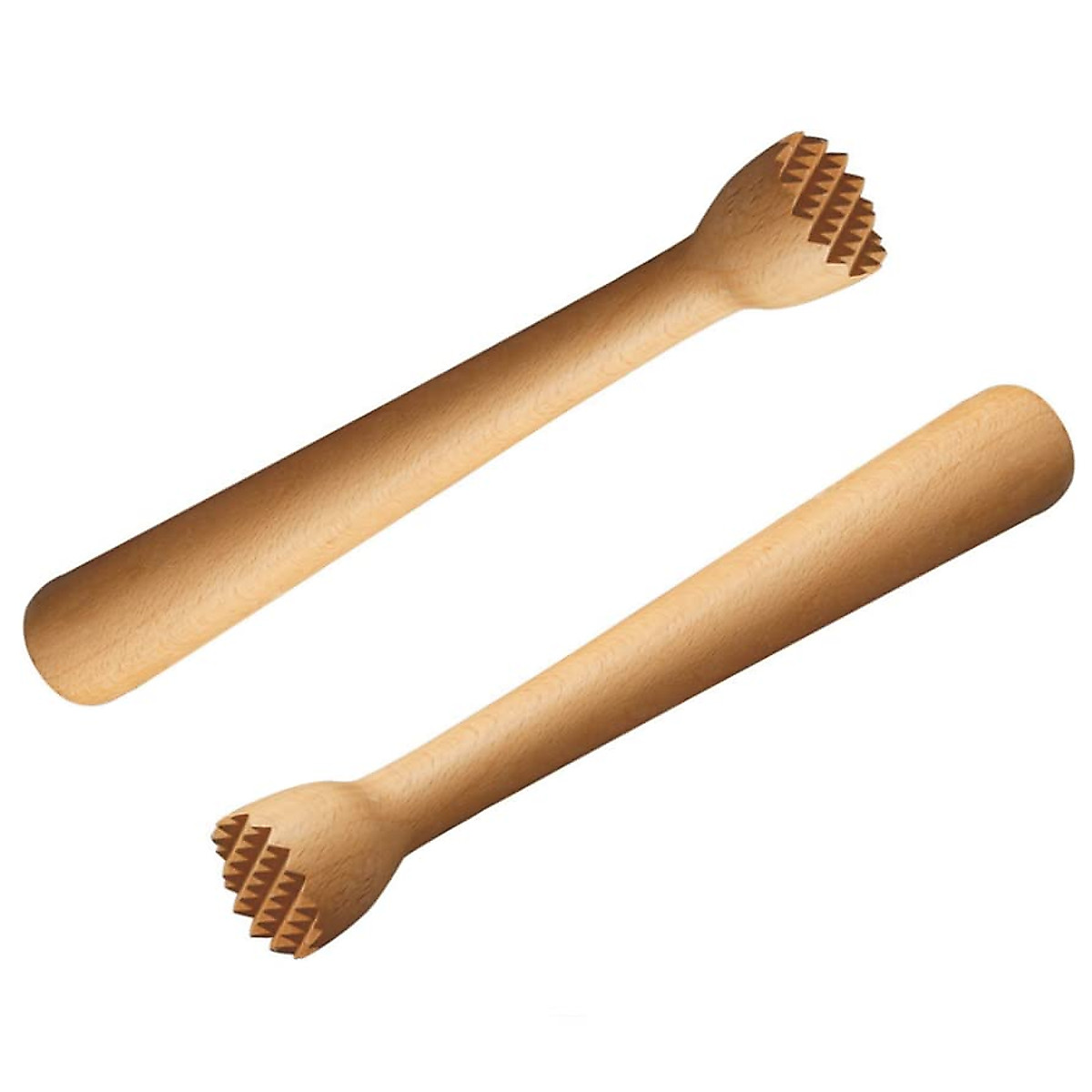 POFUIERKN Wooden Cocktail Muddler 9.8inch Long Muddler Cocktail Muddler Wood Bar Muddler Ice Crusher Bar Accessory for Making Cocktails and Juice Drinks Tools