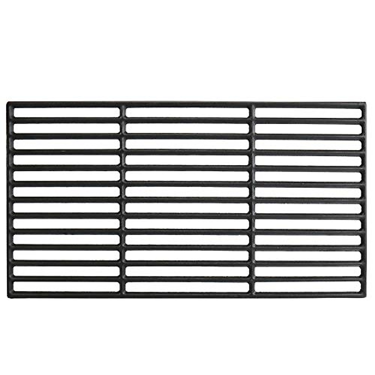 Uniflasy Cast Iron Cooking Grate for Char-Griller 1624 Smokin' Champ Charcoal Grill Horizontal Smoker Grates Replacement Parts for Chargriller Set of 3