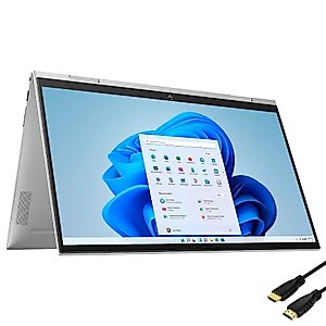 2022 Newest HP Envy x360 2-in-1 15.6" Touchscreen Laptop, Intel Core i5-1155G7, Intel Iris Xe Graphics, 12GB DDR4 RAM, 256GB PCIE SSD, Fingerprint, Backlit Keyboard, Lightweight, Win 11 Home, Silver
