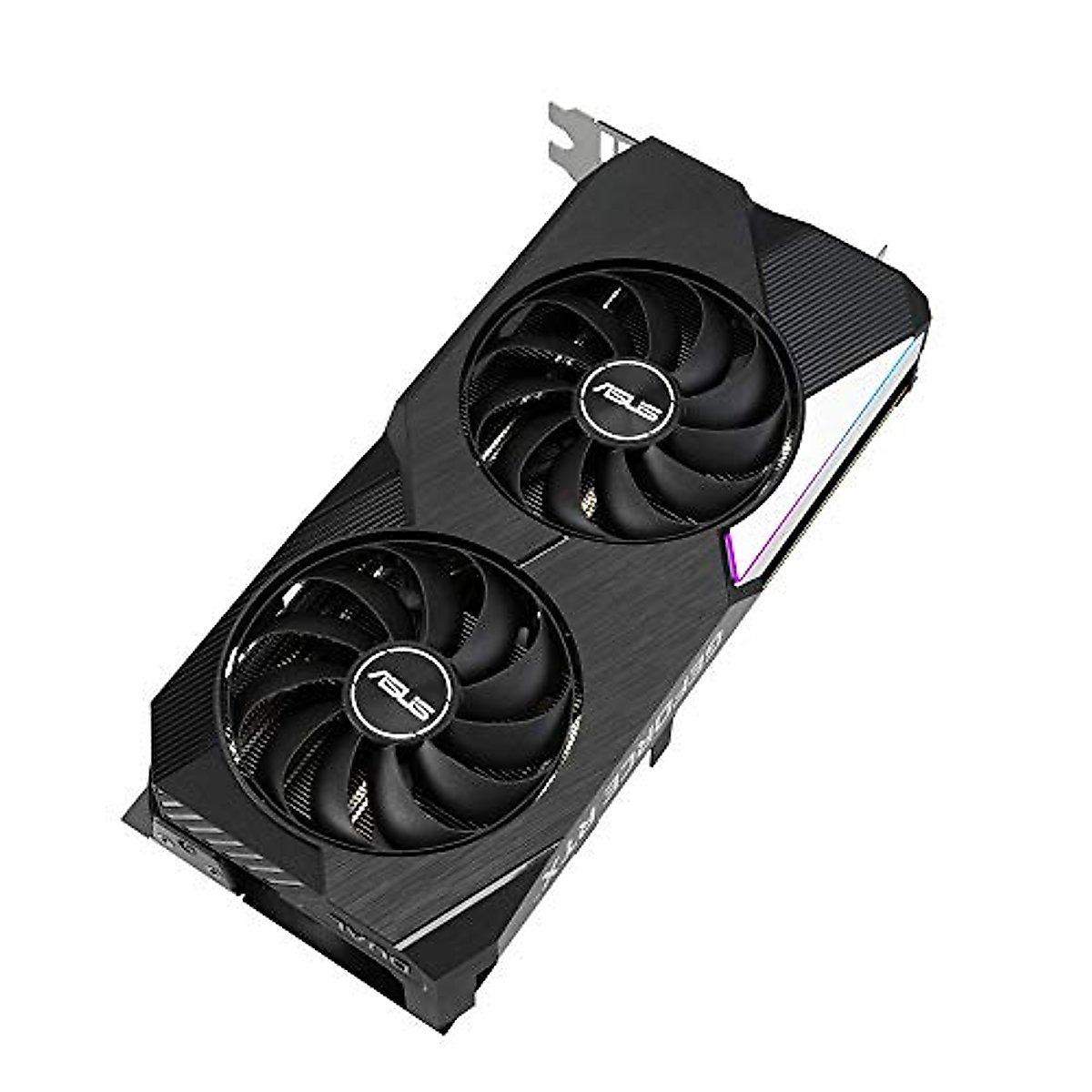 ASUS Dual NVIDIA GeForce RTX 3060 Ti OC Edition Gaming Graphics Card (PCIe 4.0, 8GB GDDR6 Memory, HDMI 2.1, DisplayPort 1.4a, Axial-Tech Fan Design, Dual BIOS, Protective Backplate, GPU Tweak II)