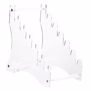 QUMIIRITY 1 Set Cutting Tool Storage Holder Cutter Display Stand Kitchen Tool Rack Cutter Storage Rack Household Kitchen Cutter Holder Desktop Display Rack Desktop Rack Acrylic Transparent