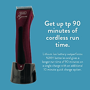 Wahl Professional Animal Figura Equine Horse Cordless Clipper Kit - Metallic Red