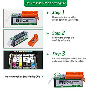 Supricolor PGI-280XXL CLI-281XXL Ink Cartridges, Replacement Ink for PGI 280 XXL CLI 281 XXL 6 Color (1PGBK 1Black 1Cyan 1Magenta 1Yellow 1Photo Blue) Use with PIXMA TS8120 TS8220 TS9120
