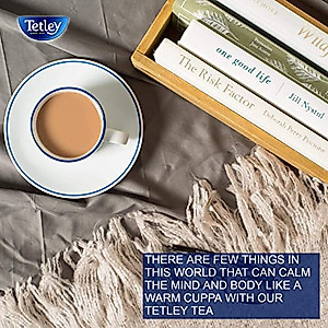 Tetley British Blend Premium Black Tea, 320 Tea Bags, Rainforest Alliance Certified, 320 Count (Pack of 1)