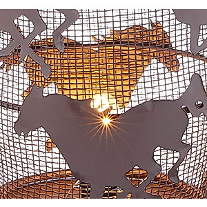 LL Home Metal Horse Lantern Light