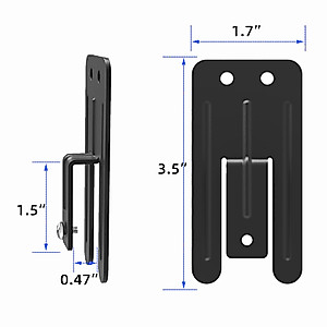 ZhouDaShu 6 PCS Non Slip Mattress Gripper, Mattress Slide Stopper, Anti Slide Mattress Stopper, Mattress Retainer Bar for Bed Frames, Keep Mattress from Sliding(0.47 Inch(1.2cm))