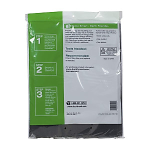 Duck Brand Replacement Air Conditioner Foam Filter, 24-Inch x 15-Inch x 1/4-Inch, 1285234