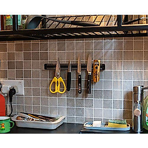 Kitchavo Magnetic Knife Strip Set Of 2 13 Inch Magnetic Knife Holder Tool Rack Storage Display Organizer Multipurpose Kitchen Bar Easy Install