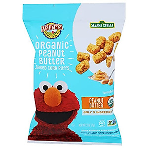 Earths Best Organic Nut Butter Corn Puffs, 2.5 OZ