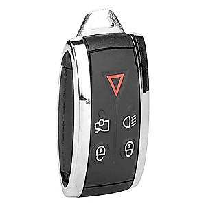 Senyar Car Key Fob, Car Remote Key Fob Shell Case Replacement Fits for Jaguar XF 2009-2012 for Jaguar S-Type 2007-2008 5 Button