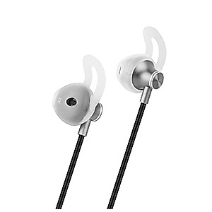 ZXQ Q2 Wireless Neckband Bluetooth Headphones, Neckband Earbuds with Magnetic, Sport Earphones with Microphone,12 Hours Playtime Lightweight Sweatproof for Workout with Carry Case Ear Hook(Grey)