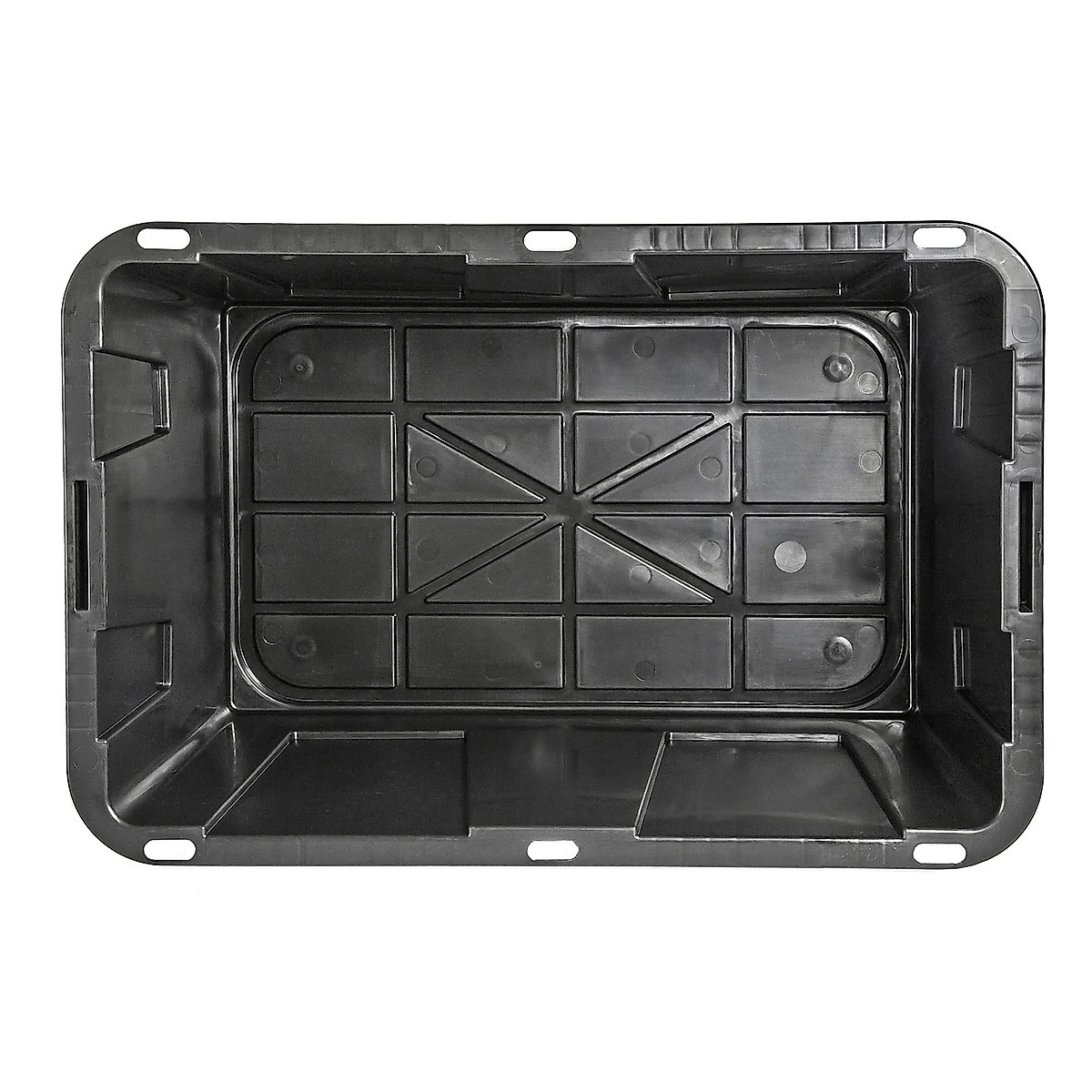 Greenmade Extra Strong 27 Gallon, Black and Yellow Storage Bin (4pack)