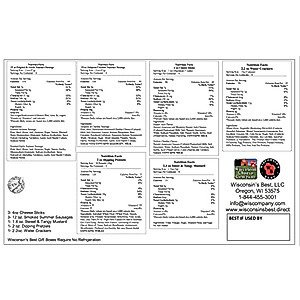 Wisconsin's Best and Wisconsin Cheese Company - Ultimate Gift Basket with Smoked Summer Sausages, 100% Wisconsin Cheese, Crackers, Pretzels and Mustard. Perfect for Christmas Gift Baskets, Holiday Gifts, Business Gifts & Entertaining!