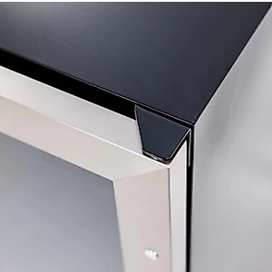 Avanti BCA3115S3S Beverage Cooler with Glass Door 72 Can Mini Refrigerator with Lock for Beer Soda Water Wine with Digital Temperature, 3.1 cu. ft, Black