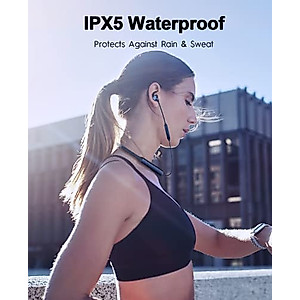 Tecno Wireless Active Noise Cancelling Bluetooth Headphones with Microphone, 38HRS Playtime Neckband Bluetooth Headphones