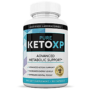 Pure Keto Xp Pills Advanced BHB Ketogenic Supplement Exogenous Ketones Ketosis for Men Women 60 Capsules 3 Bottles