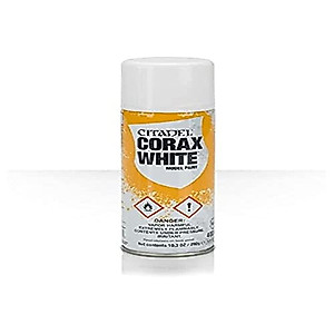Games Workshop Warhammer 40,000 Citadel Corax White Spray Paint