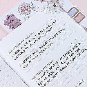 Gratitude Journal/Planner, Edition 3 - Flora. Daily Reflection Notebook. Daily Quotes and Reflection Logs. Sticker Sheet Included. Portable Petite Planner by Erin Condren.