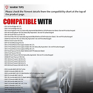 Ignition Coil Pack Replacement for 3.5 3.7 V6 Ford Edge Explorer F150 Flex MKS MKT MKZ, Mazda 6 CX-9 2007 2008 2009 2010 2011 2012 2013 2014 2015 2016 3.7L 3.5L, UF553 DG520, Pack of 6
