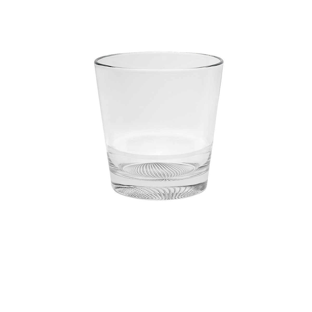 Barski - European Glass - Double Old Fashioned Tumbler Glasses - Uniquely Designed - Design on The Base - Stackable - Won't Get Stuck - Set of 6-13.5 oz. - Made in Europe