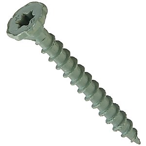 BACKER-ON 23411 BackerOn 9 by 1-5/8" Serrated Head Star Drive Cement Board Screws