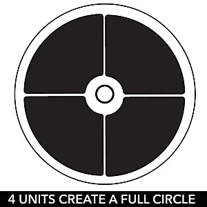 mDesign Wire Basket for Corner Cabinet Lazy Susan with Front Handle - Kitchen Cabinet, Shelf, and Pantry Corner Bin - 1/4 Wedge Metal Organizer for Lazy Susan - Concerto Collection - 4 Pack - Satin