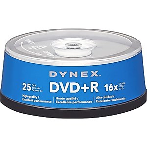 Dynex 25-Pack 16x DVD-R Disc Spindle