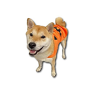 ComfyCamper Pumpkin Dog Costume - X Large Medium Small Shepherd French Lab Retrieve Pet Cosplay Halloween Costumes (X-Large)
