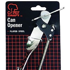Chef Craft 20642 Can Opener, Plated Steel (Pack of 3)