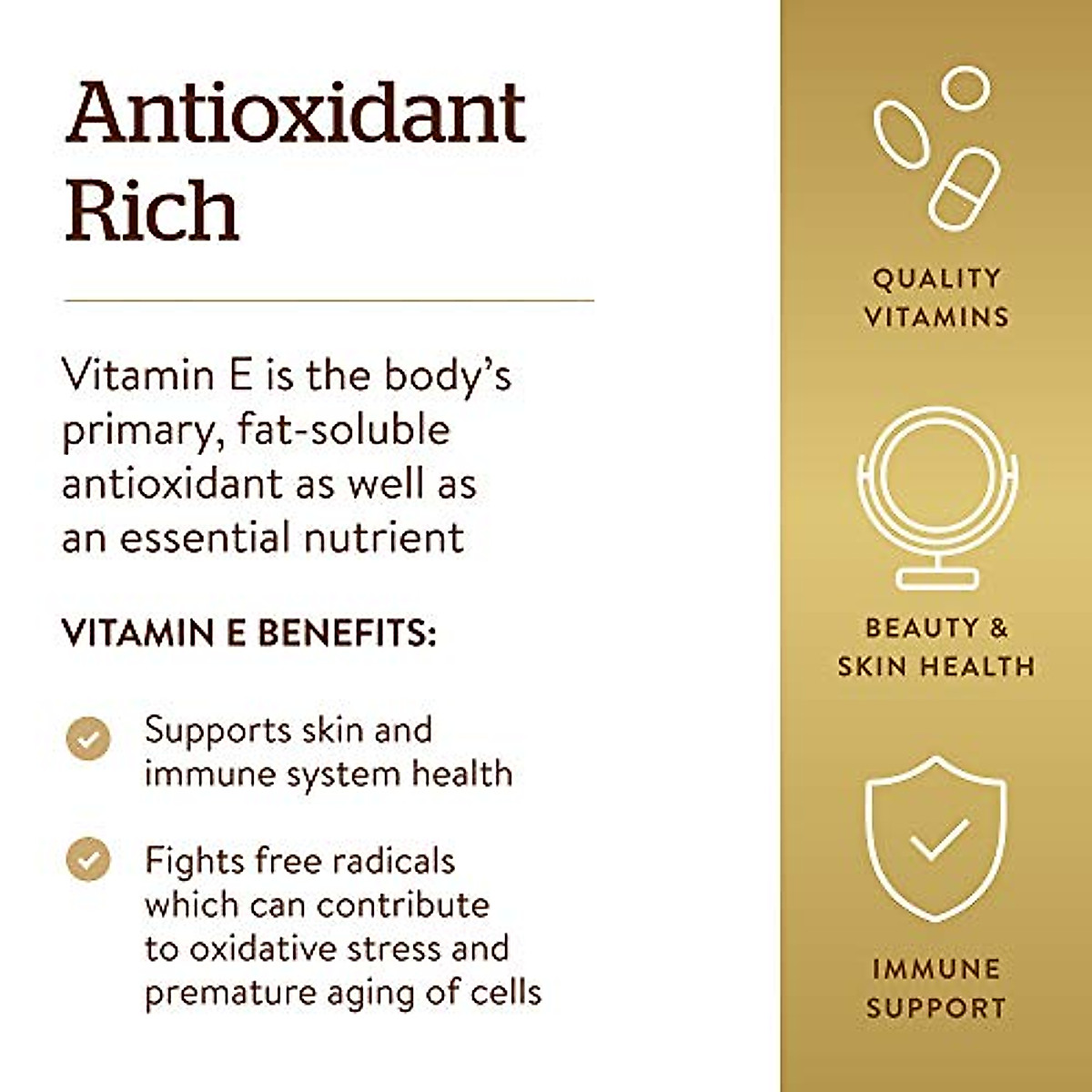 Solgar Liquid Vitamin E (with dropper), 2 fl. oz. - Antioxidant, Skin & Immune Support, Overall Health - Natural, Liquid Vitamin E - Non-GMO, Vegan, Gluten Free, Dairy Free, Kosher - 118 Servings