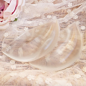 LZWIN Waterproof Silicone Chicken Cutlets Bra Inserts - Soft Push Up Enhancer Pads for Summer Swimsuits & Bikini