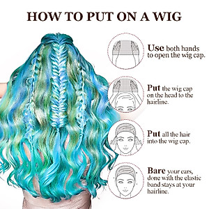 MORGLES 20 Pcs Wig Cap Beige, Stretchy Nylon Wig Caps for Women